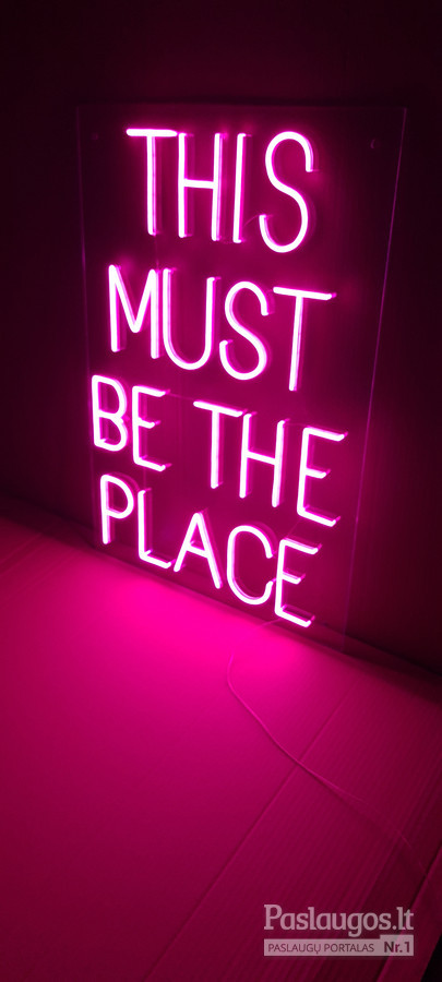 GALAXY NEONS Vilnius Neoninė reklama/neon Led iškabų gamyba Darbų ...