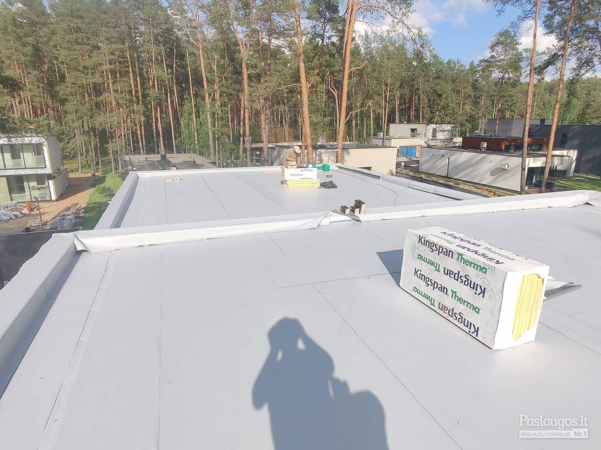 Rufesta Vilnius Stogdengiai, pvc, bituminė, stogo danga, sutapdinti ...