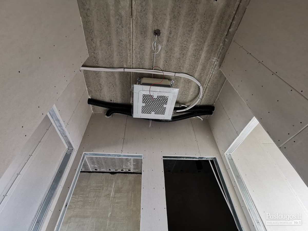 Klimato sprendimai, MB Kaunas Oro kondicionavimas, rekuperacija, šilumos siurbliai. Darbų ...