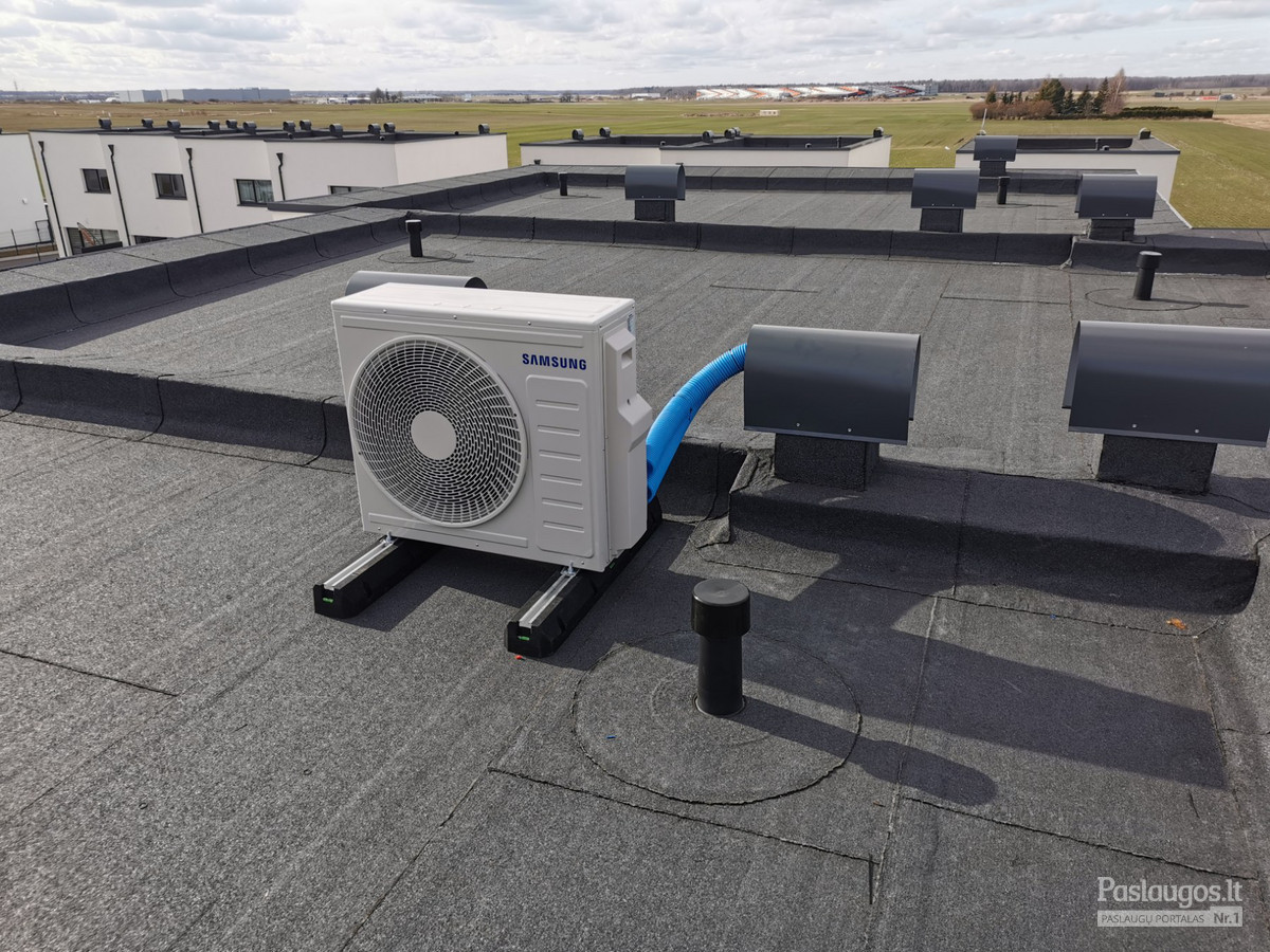 Klimato sprendimai, MB Kaunas Oro kondicionavimas, rekuperacija, šilumos siurbliai. Darbų ...