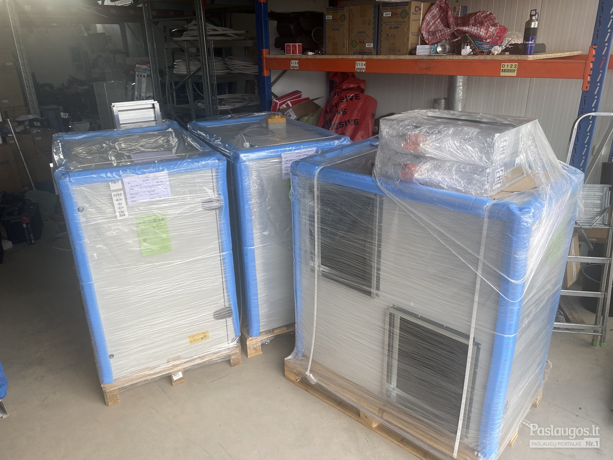 Klimato sprendimai, MB Kaunas Oro kondicionavimas, rekuperacija, šilumos siurbliai. Darbų ...