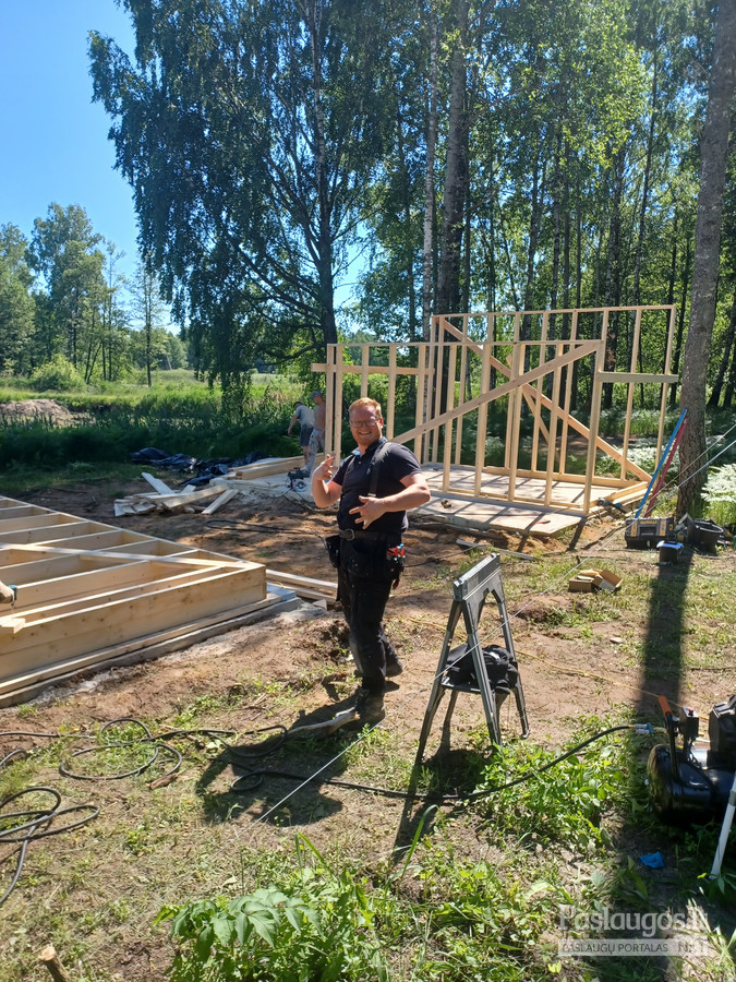 Karkasiniai - Sip pastatai. Fasado ir vidaus apdaila. - Vilnius / MS Solutions - Paslaugos.lt ...