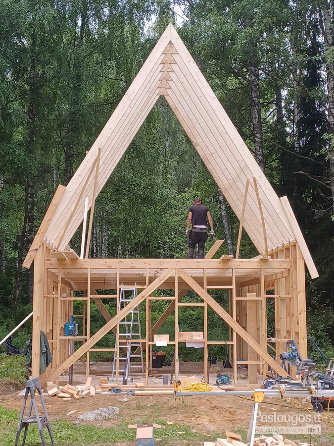 Karkasiniai - Sip pastatai. Fasado ir vidaus apdaila. - Vilnius / MS Solutions - Paslaugos.lt ...