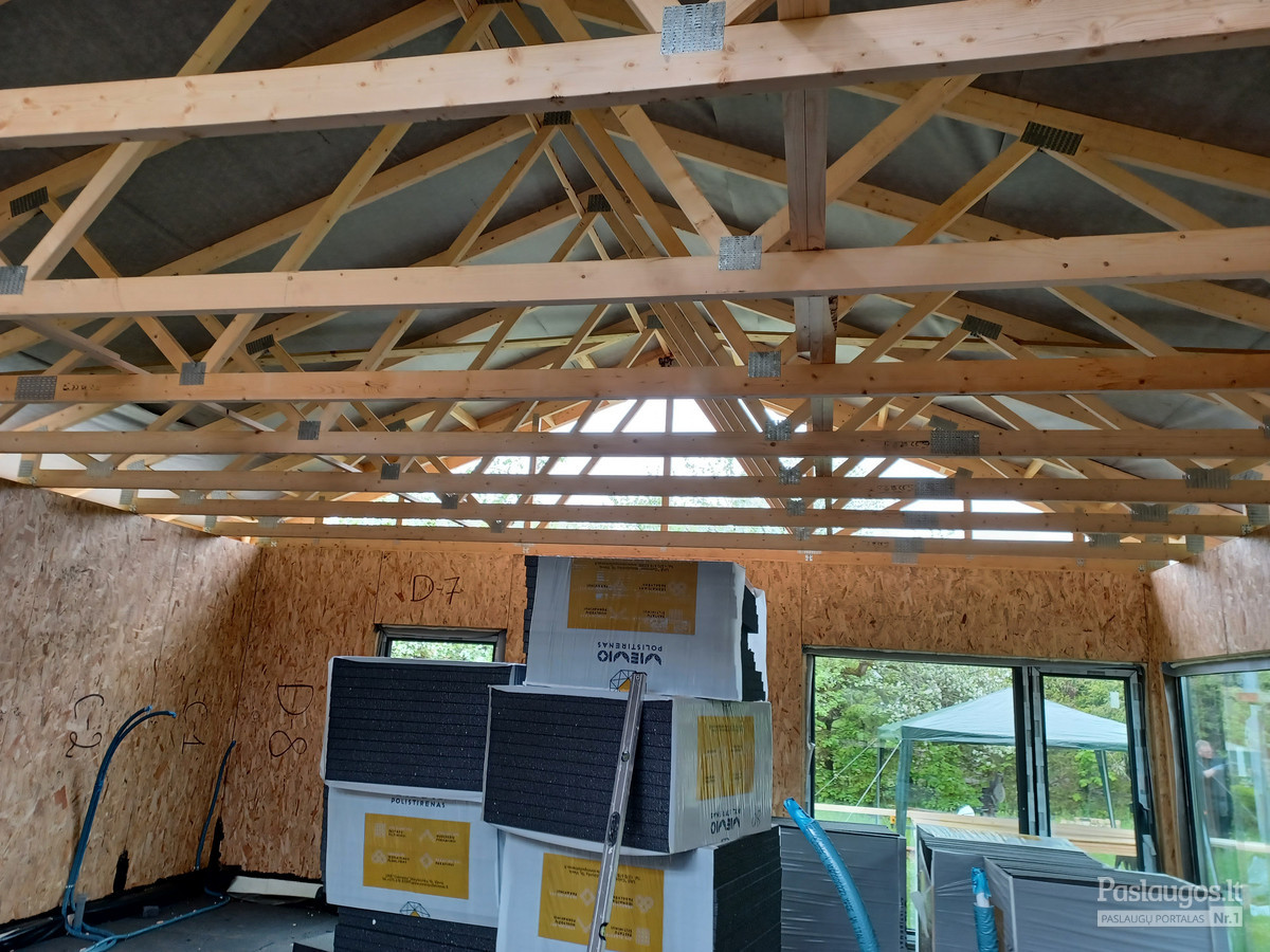 Karkasiniai - Sip pastatai. Fasado ir vidaus apdaila. - Vilnius / MS Solutions - Paslaugos.lt ...