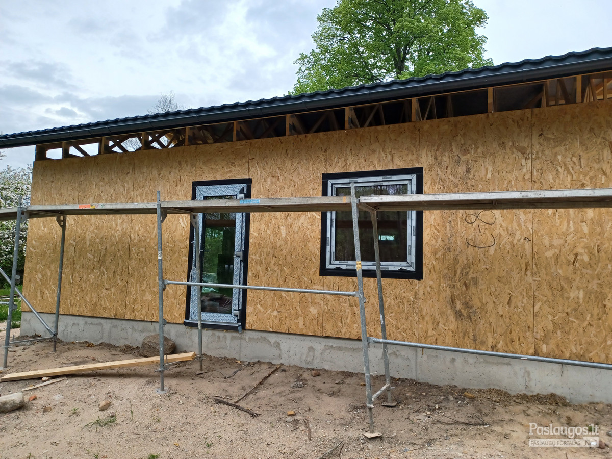 Karkasiniai - Sip pastatai. Fasado ir vidaus apdaila. - Vilnius / MS Solutions - Paslaugos.lt ...