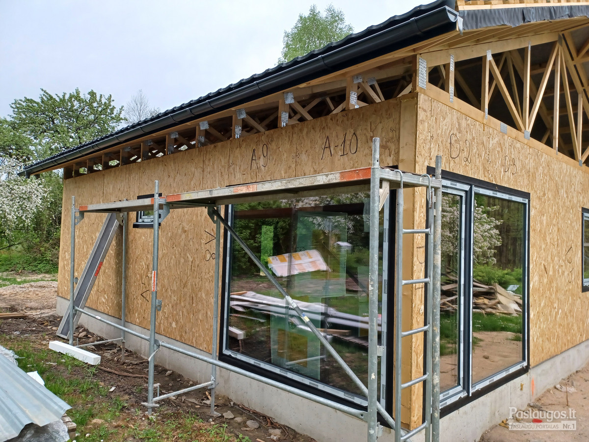 Karkasiniai - Sip pastatai. Fasado ir vidaus apdaila. - Vilnius / MS Solutions - Paslaugos.lt ...