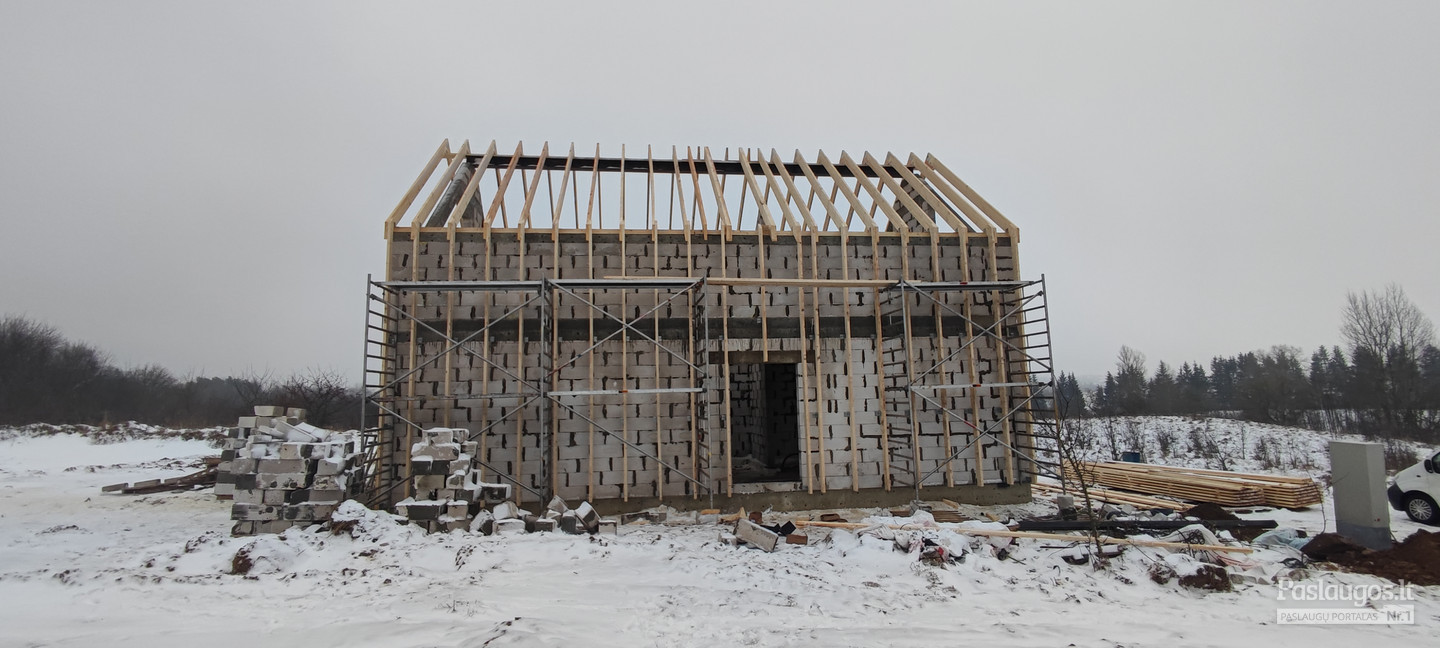 Šlaitinių stogų dengimas, šiltinimas, renovacija Vilnius. - Vilnius ...