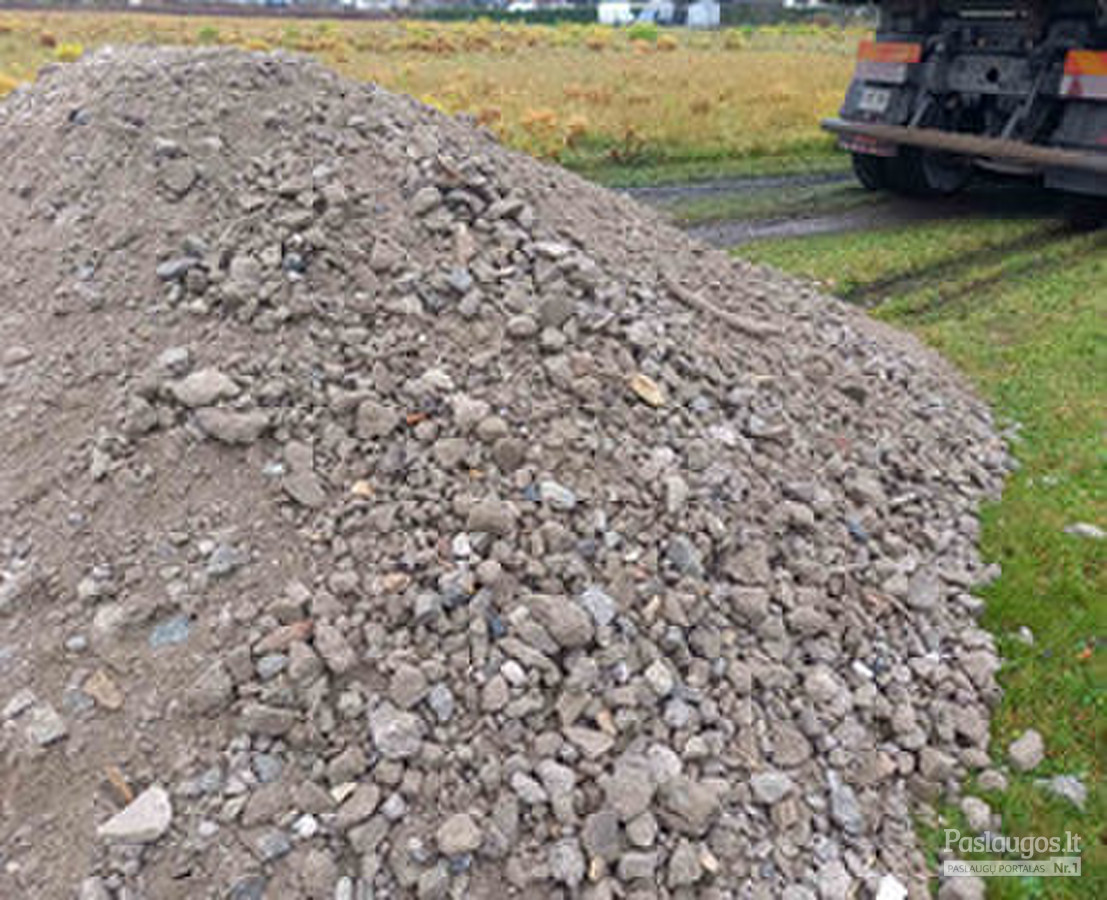 MB ''Rolina'' Vilnius Vežame žvyrą, gruntą, juodžemį, skaldą, smėlį ...