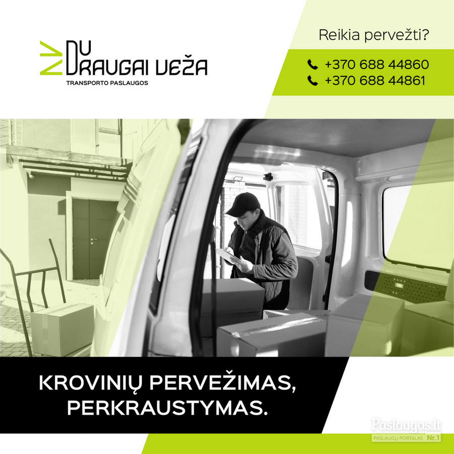 MB ,,2 Draugai veža" Vilnius 24/7 Perkraustymo paslaugos, baldų ...