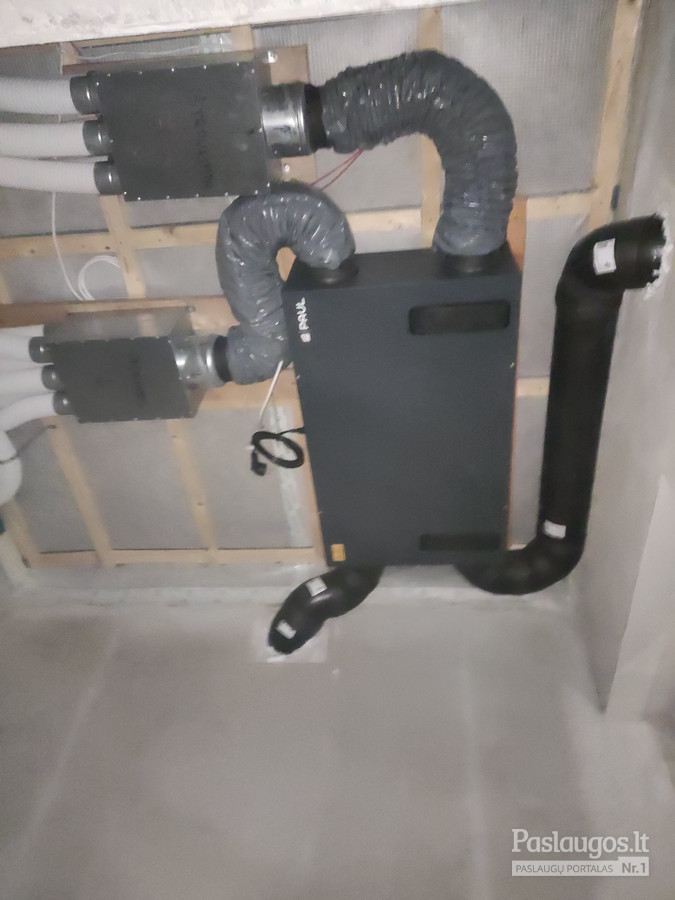 MB Orivent Akmenės rajonas Rekuperacinės vėdinimo sistemos, oro kondicionavimas. Darbų pavyzdžių ...