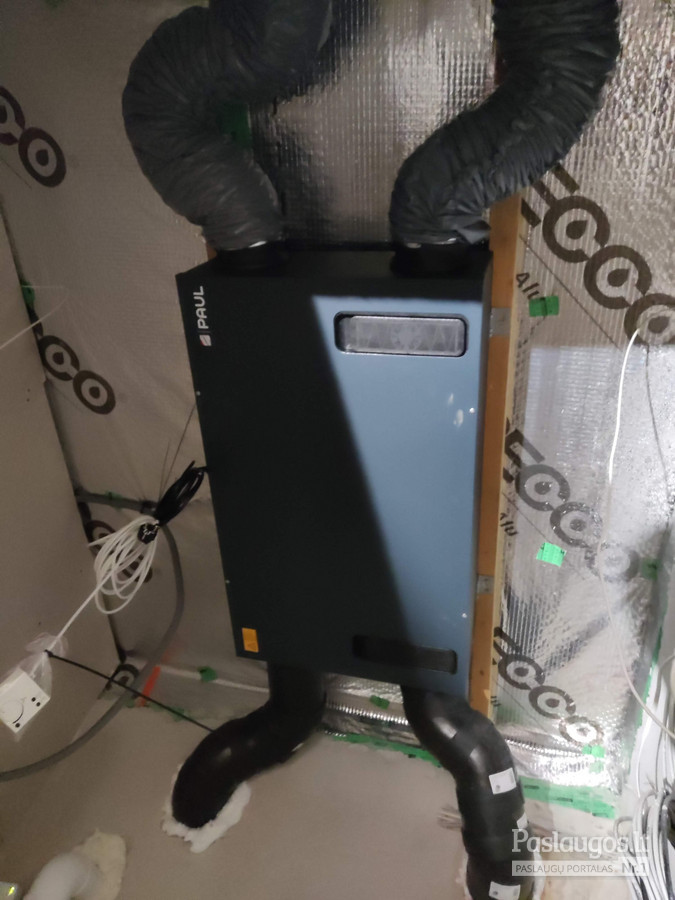 MB Orivent Akmenės rajonas Rekuperacinės vėdinimo sistemos, oro kondicionavimas. Darbų pavyzdžių ...