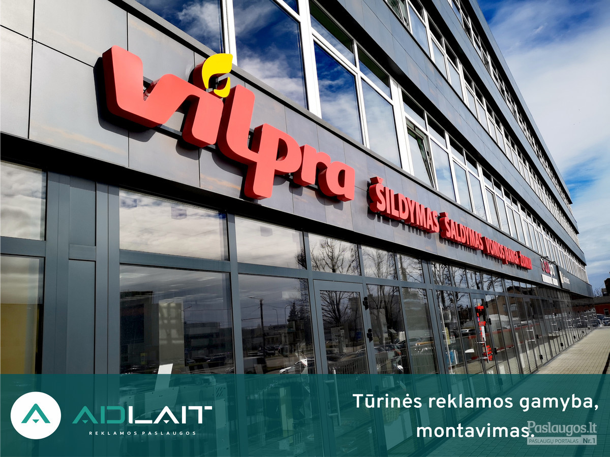 ADLAIT reklama Kaunas Reklamos gamyba, šviečianti reklama. Darbų ...