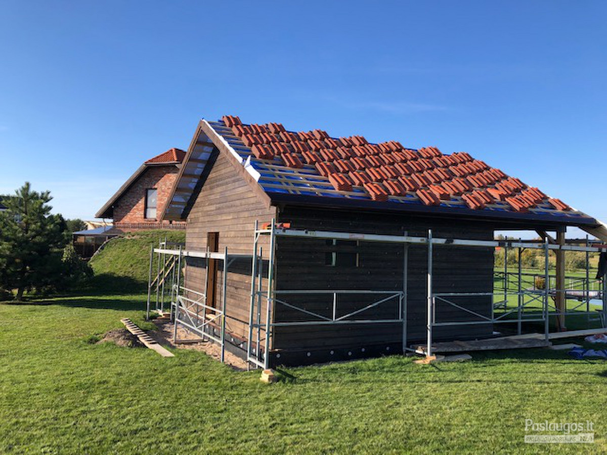 Gediminas/Wood Wood Klaipėda Karkasinių namų statyba. Darbų pavyzdžių ...