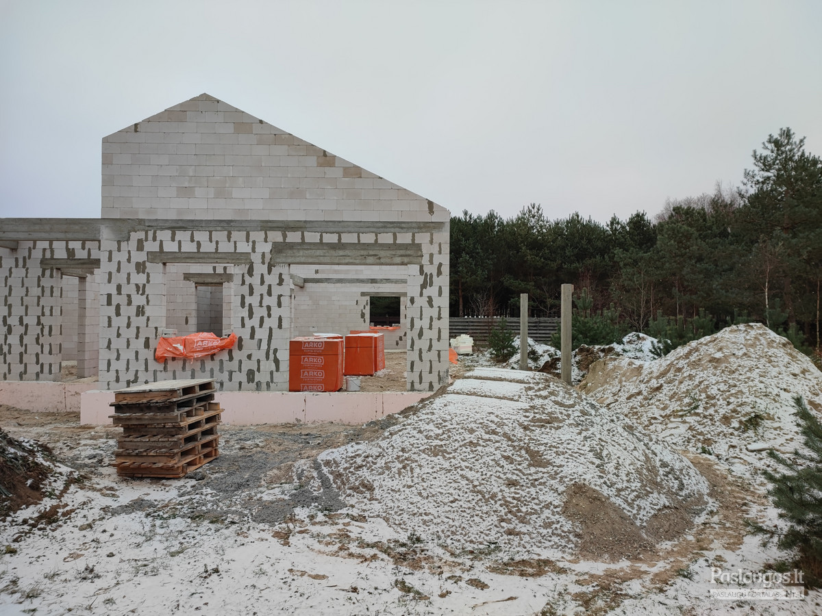 Statybos darbai,fasadų šiltinimas Klaipėdos rajonas Statybos darbai ...