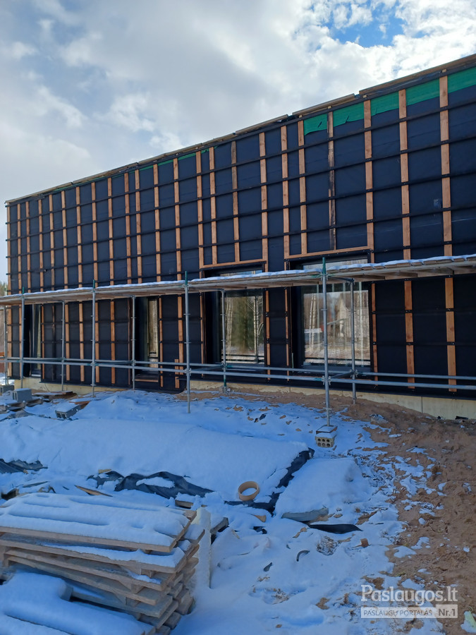 Karkasiniai - Sip pastatai. Fasado ir vidaus apdaila. - Vilnius / MS Solutions - Paslaugos.lt ...