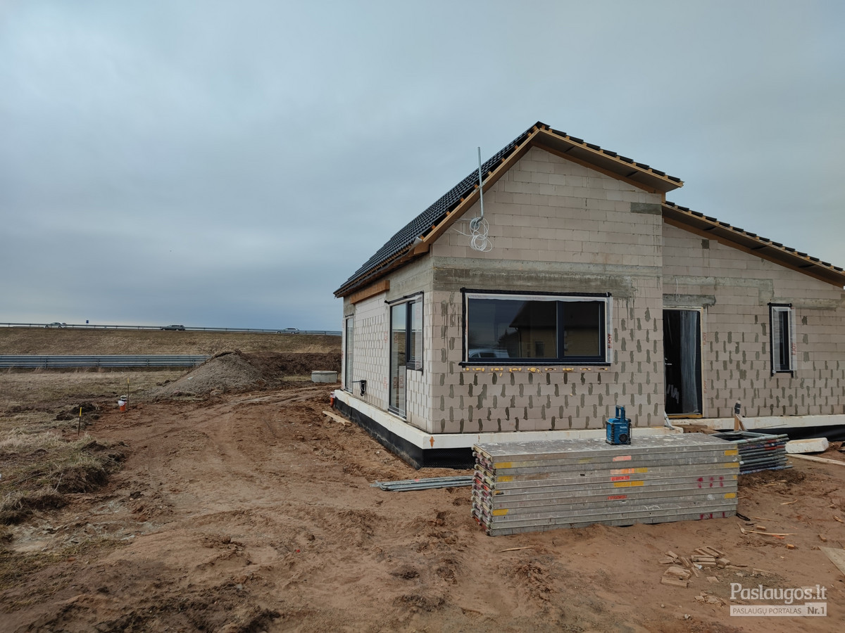 Statybos darbai,fasadų šiltinimas Klaipėdos rajonas Statybos darbai ...