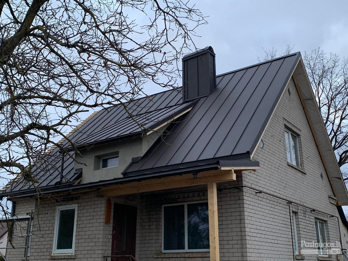 MB VRS Karkasai Kauno rajonas Mediniai karkasai, stogai, terasos, langai Darbų pavyzdžių ...