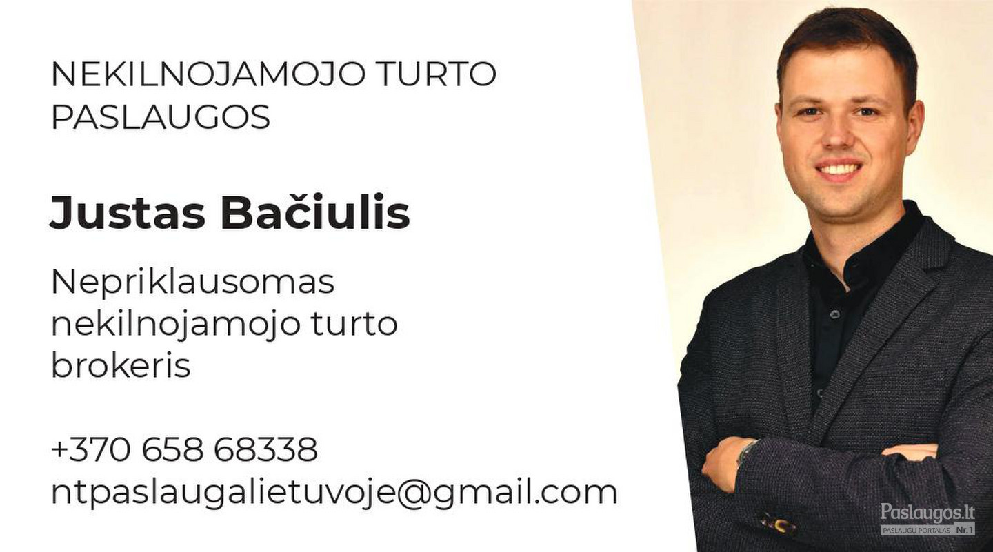 Nekilnojamo turto brokeris Justas Bačiulis - Klaipėda / Justas Bačiulis ...