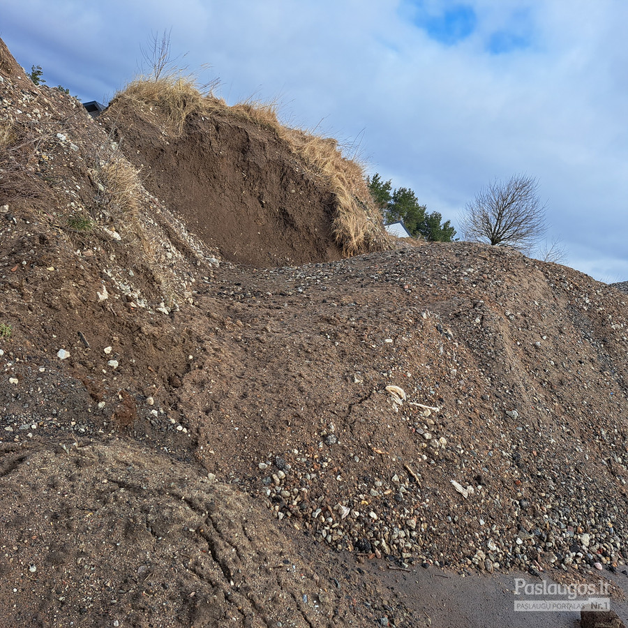 Rolina MB Vilnius Smėlis Žvyras Asfaltas Juodžemis Gruntas sklypo ...