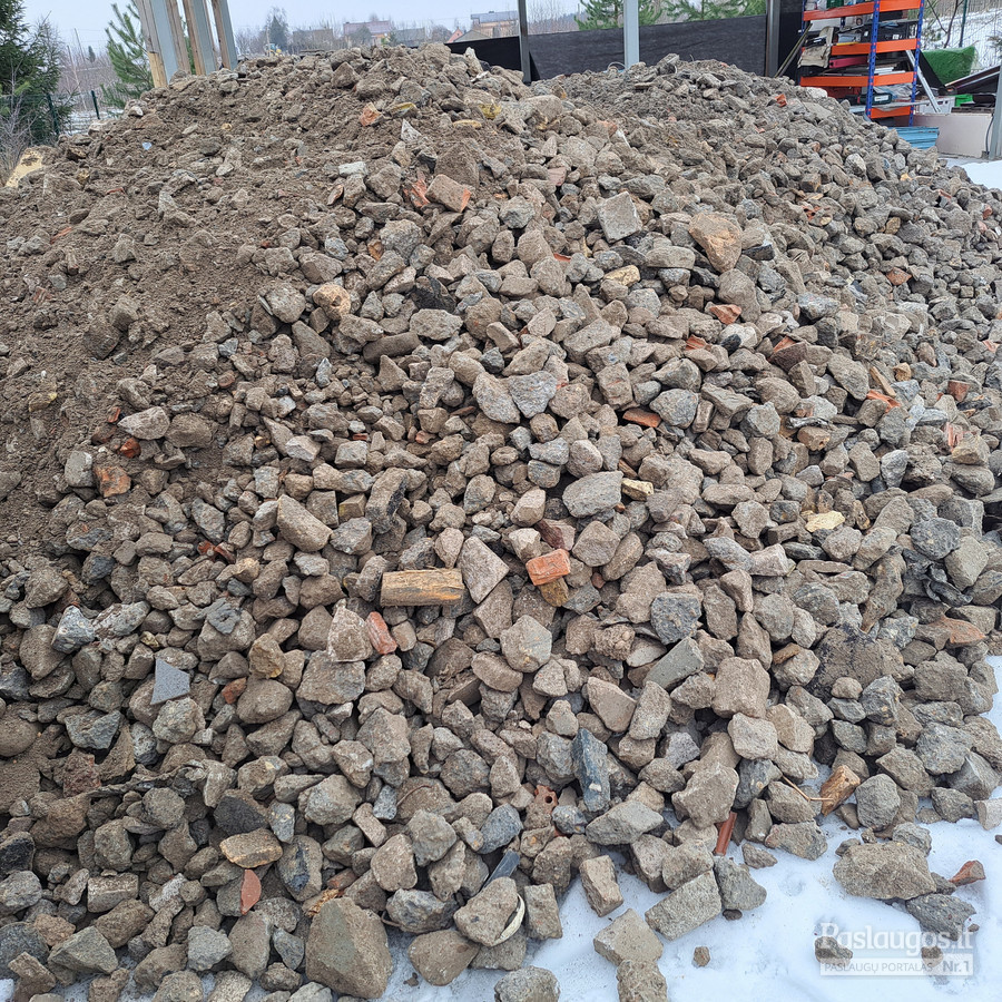 MB ''Rolina'' Vilnius Žvyras juodžemis smėlis gruntas skalda asfaltas ...