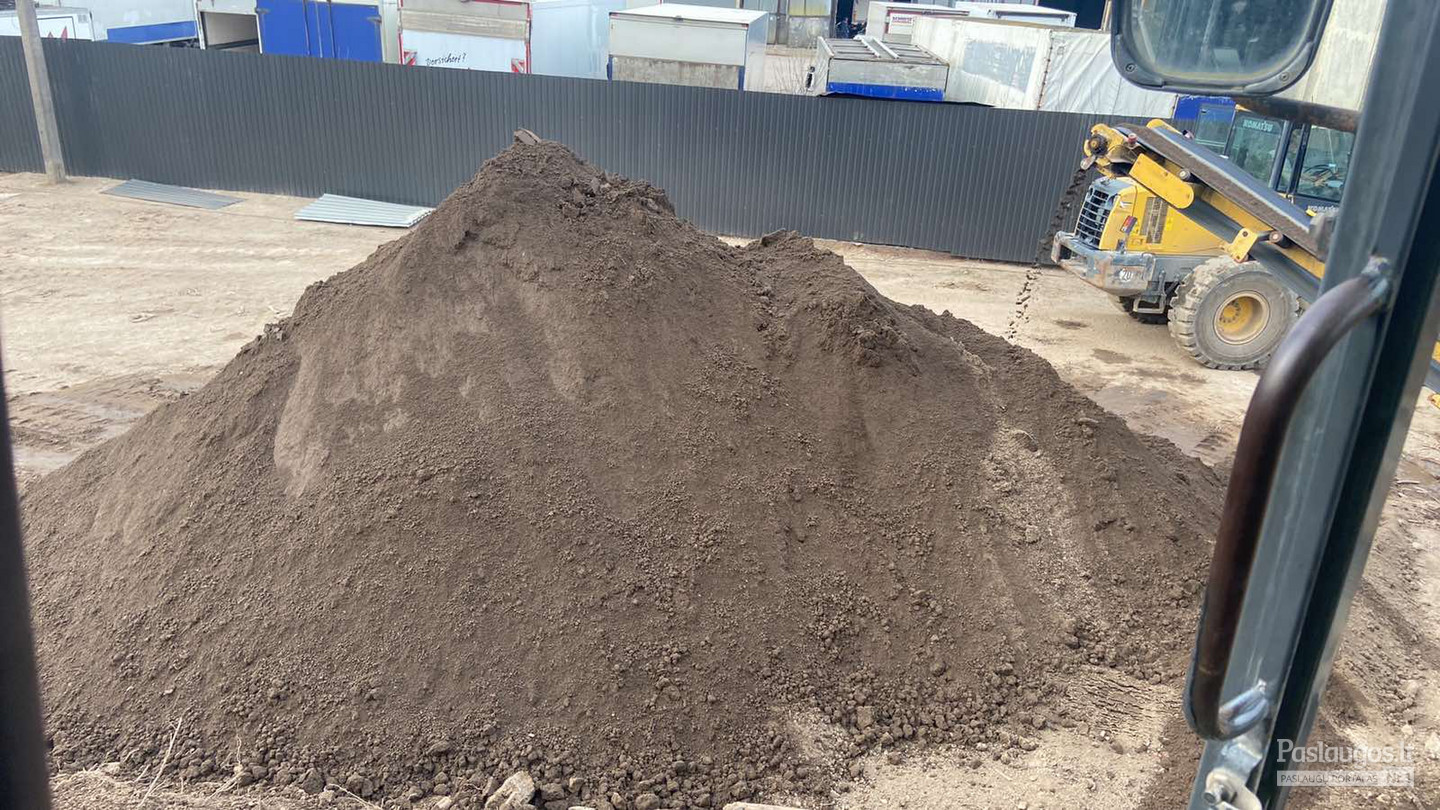 Rolina MB Vilnius Smėlis Žvyras Asfaltas Juodžemis Gruntas sklypo ...