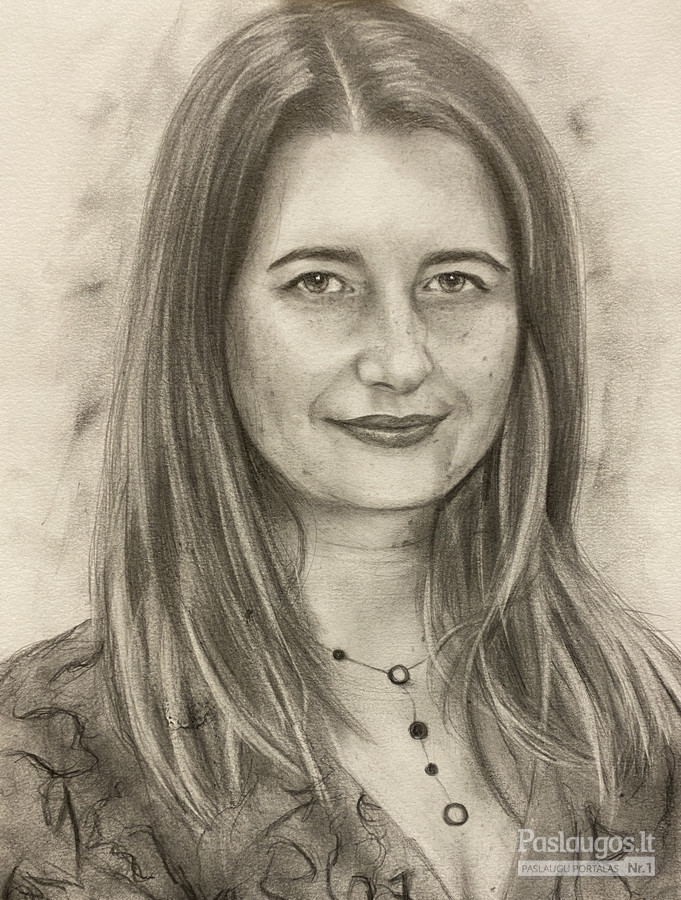 E.V. portretai Vilnius Portretų piešimas iš nuotraukų Darbų pavyzdžių ...