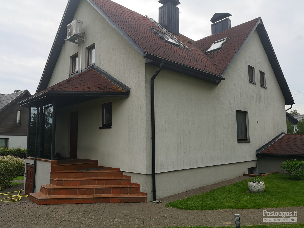 Mūriniu fasadų dažymas. Angaru ir sandėlių dazymas - Kaunas / GINTARAS ...