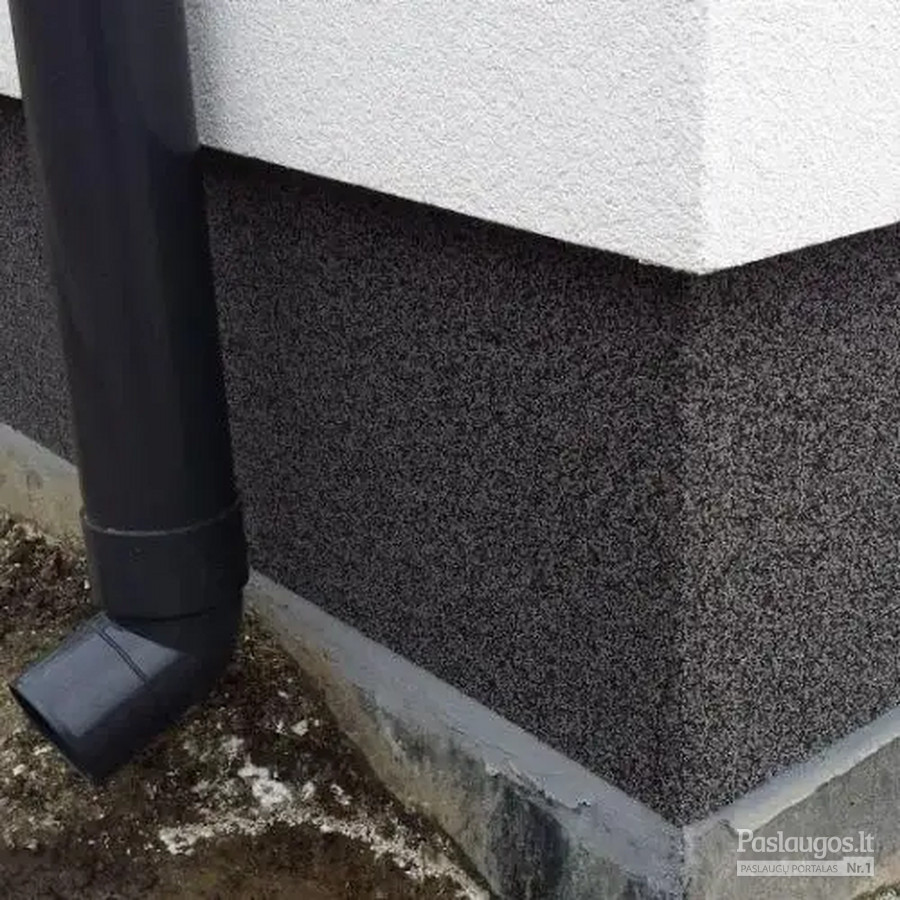 Privatus namai Kaunas Apšiltinimas dekoratyvinio tinko dejimas Darbų ...