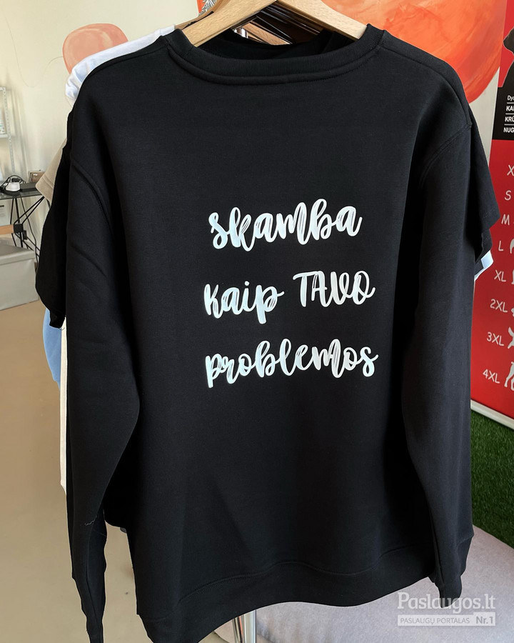 Greita Spauda ir Siuvinėjimas ant Marškinėlių, Džemperių + - Kaunas ...