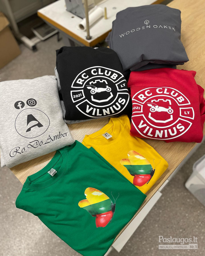 Greita Spauda ir Siuvinėjimas ant Marškinėlių, Džemperių + - Kaunas ...