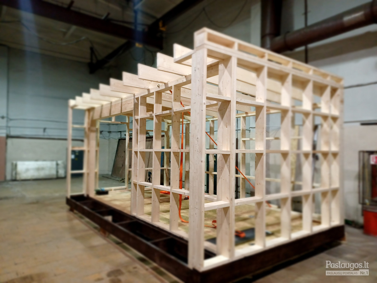 Karkasiniai - Sip pastatai. Fasado ir vidaus apdaila. - Vilnius / MS Solutions - Paslaugos.lt ...