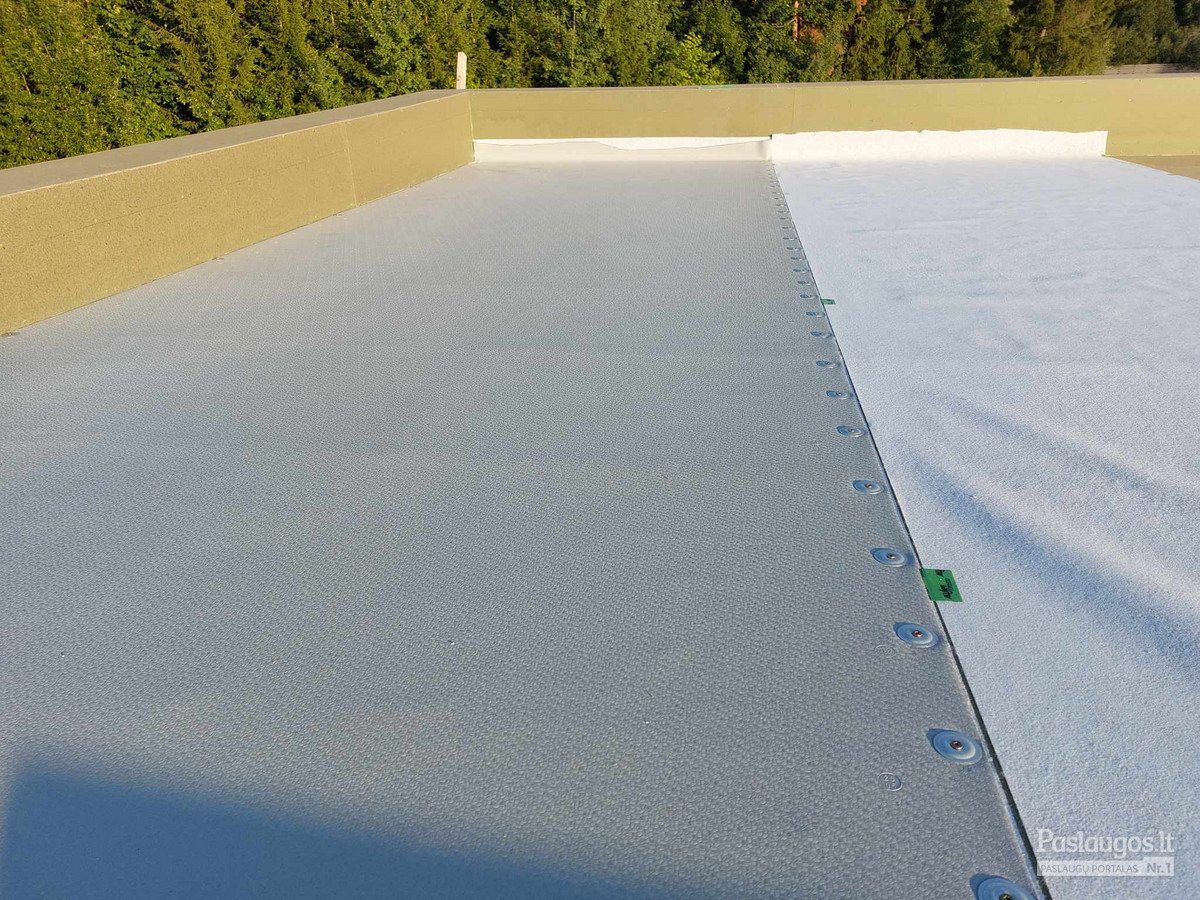 CPM Construction Plungės rajonas Pvc Dangos Dengimas Plokštiems Stogams ...