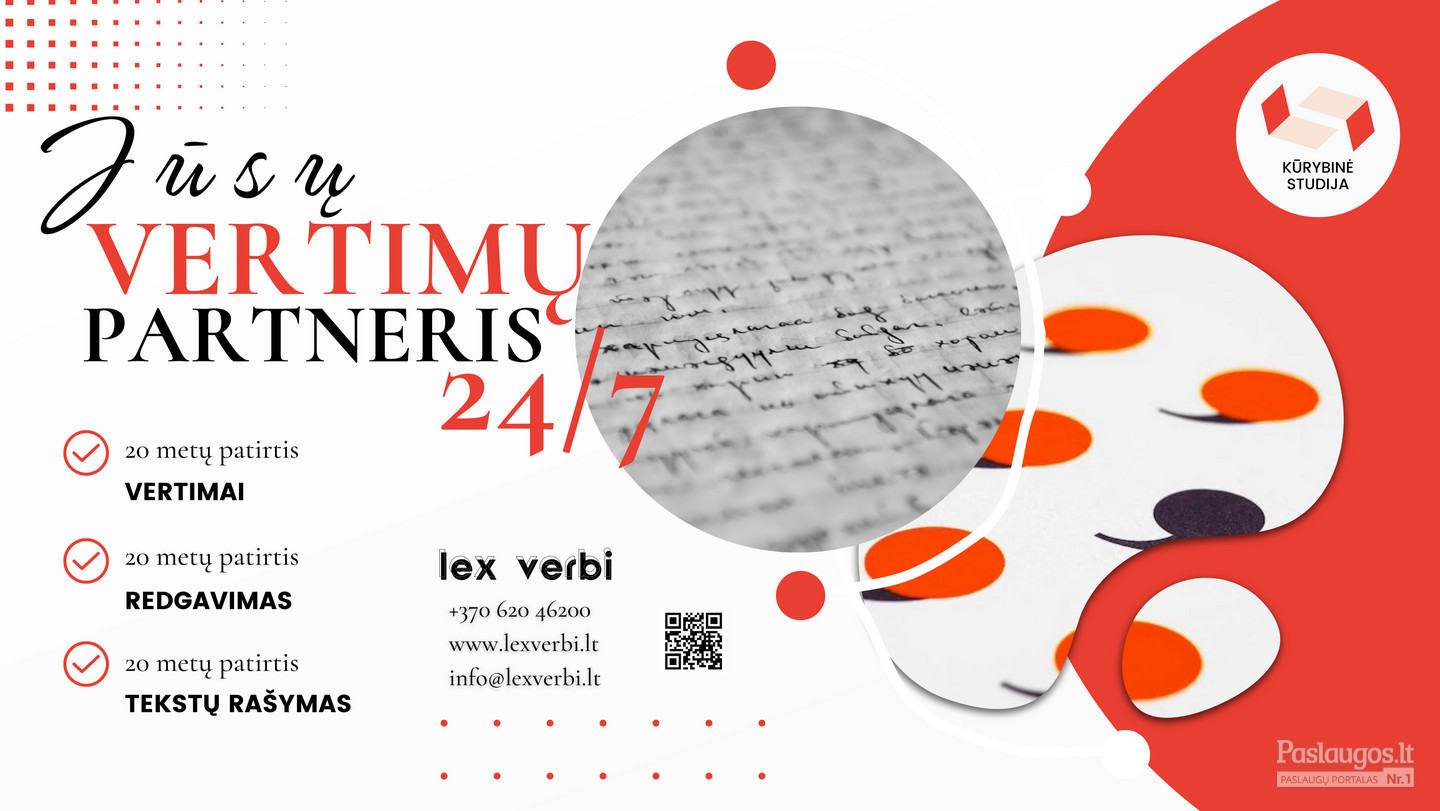 Vertimų biuras „Lex verbi“ Vilnius Profesionalūs vertimai ir kitos ...