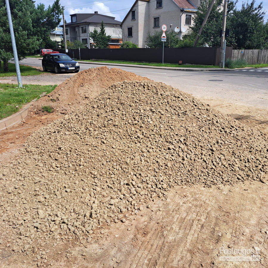 Juodžemis, Smėlis, Gruntas sklypų pakelimui, Skalda - Vilnius / Rolina ...