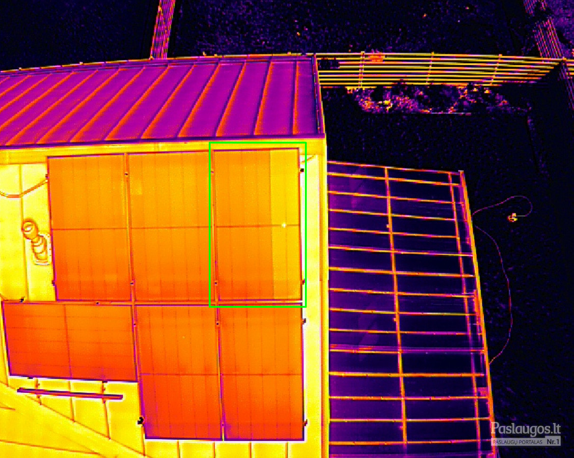 AeroDetect services MB Vilnius Saulės elektrinių termovizija dronu, stogų matavimai, 3d Darbų ...