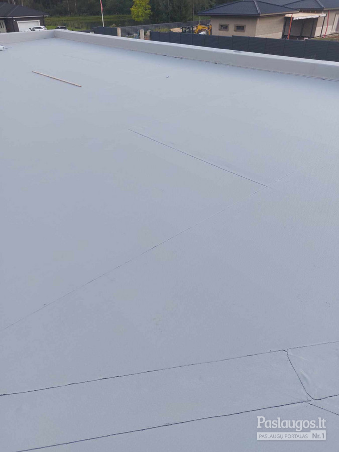 Pvc Dangos Dengimas Plokštiems Stogams - Plungės r. / CPM Construction ...