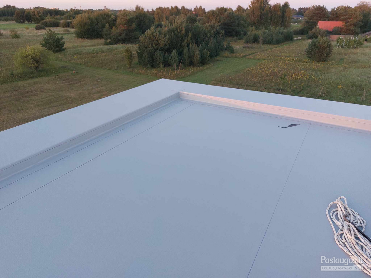 Pvc Dangos Dengimas Plokštiems Stogams - Plungės r. / CPM Construction ...