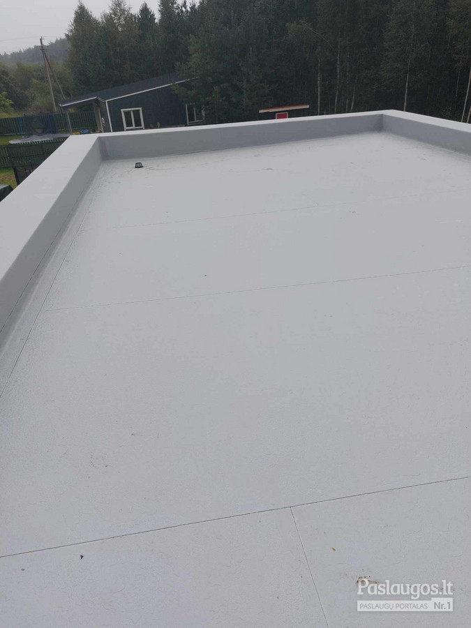 Pvc Dangos Dengimas Plokštiems Stogams - Plungės r. / CPM Construction ...