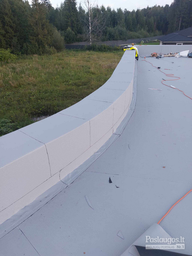 Pvc Dangos Dengimas Plokštiems Stogams - Plungės r. / CPM Construction ...