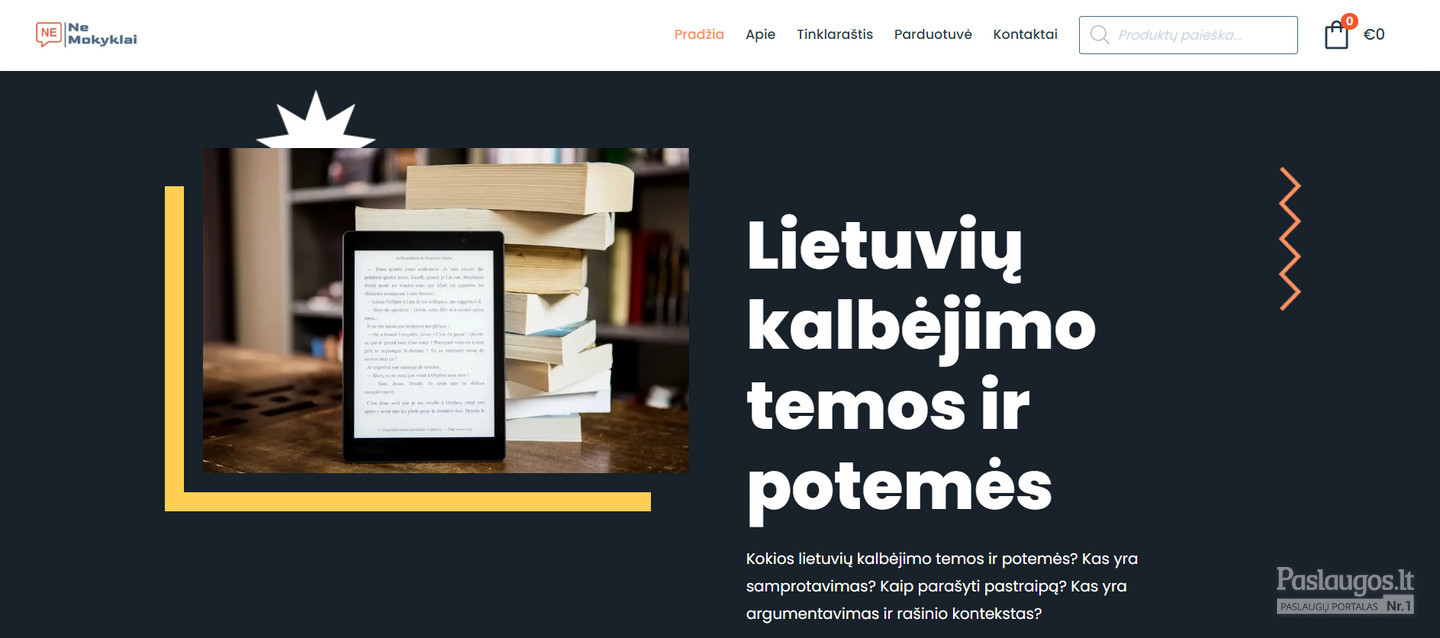 MB "Šviesi galva" Kaunas Svetainių kūrimas su Wp + greičio optimizacija ...