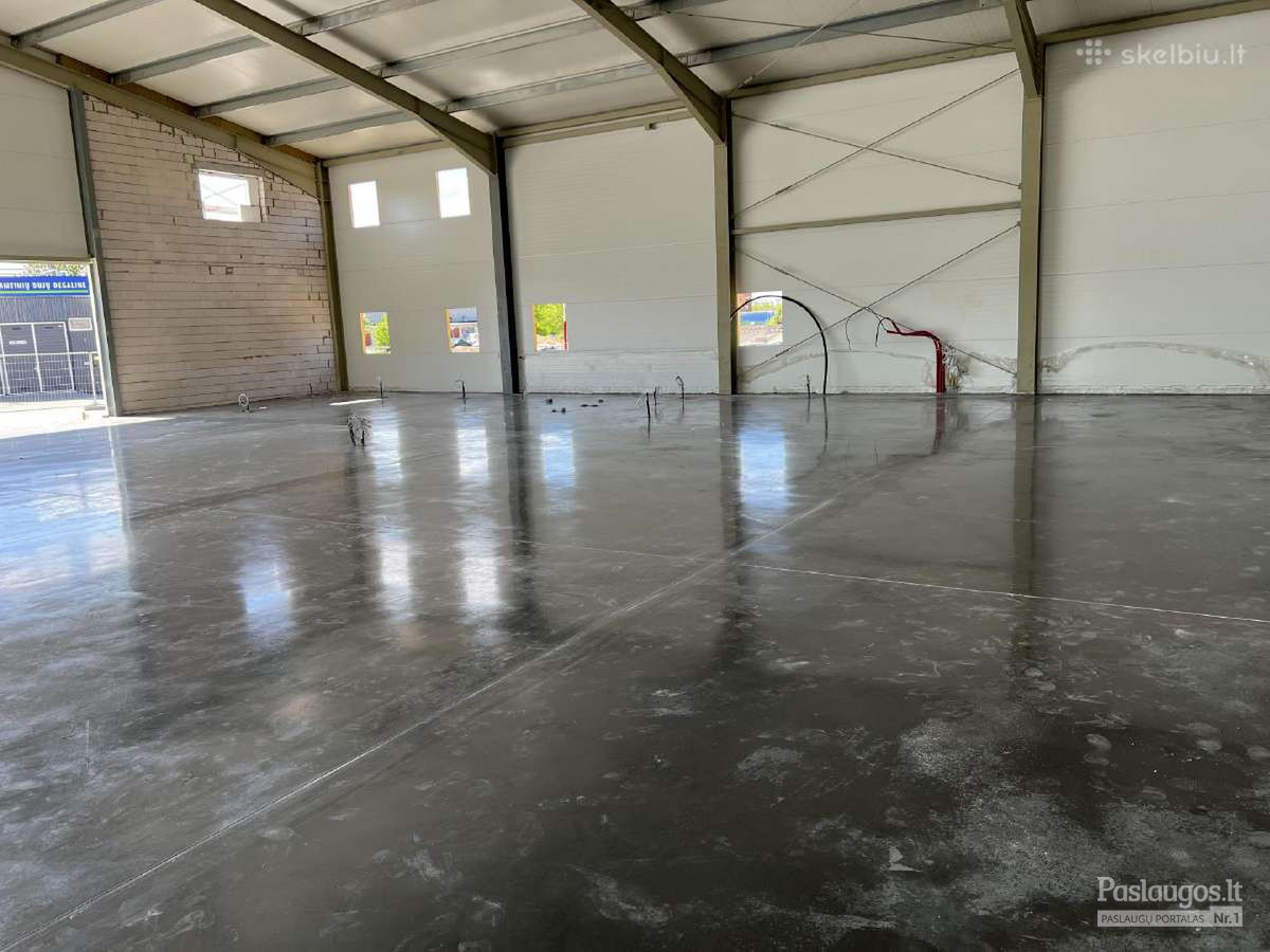 Pramoninis betonavimas/smėlbetonis grindų betonavimas - Kaunas ...