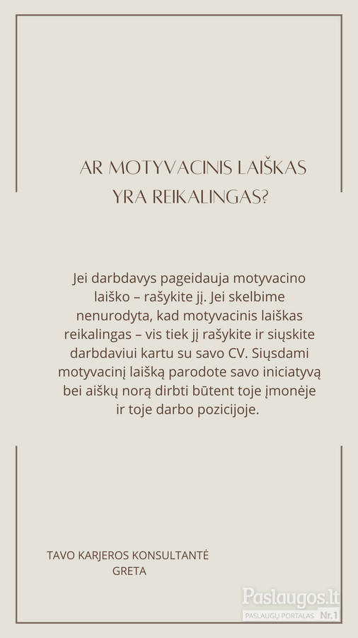 Cv ir Motyvacinių Laiškų Rašymas per 1 d., Linkedin kūrimas - Klaipėda ...