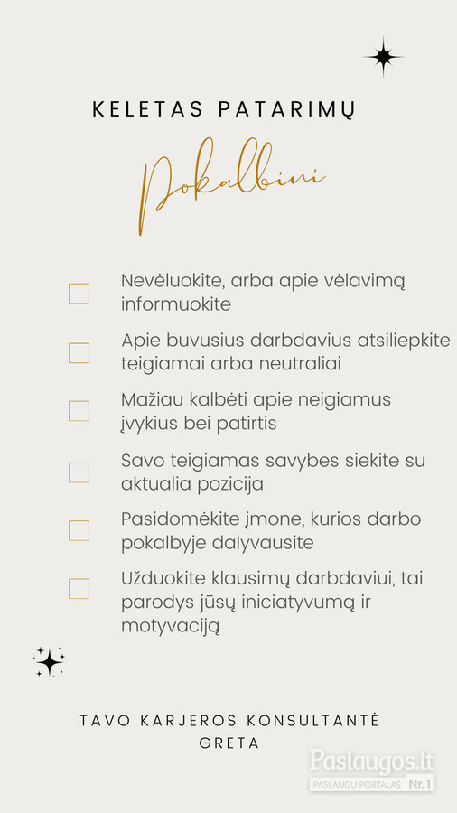 Greta Narkutė Klaipėda Cv ir Motyvacinių Laiškų Rašymas per 1 d ...