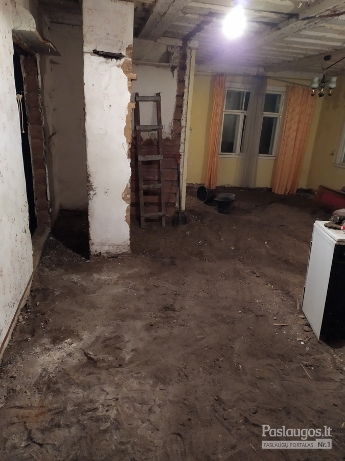 Aplinkos tvarkymas Molėtų rajonas Griovimo darbai, krūmų pjovimas ...