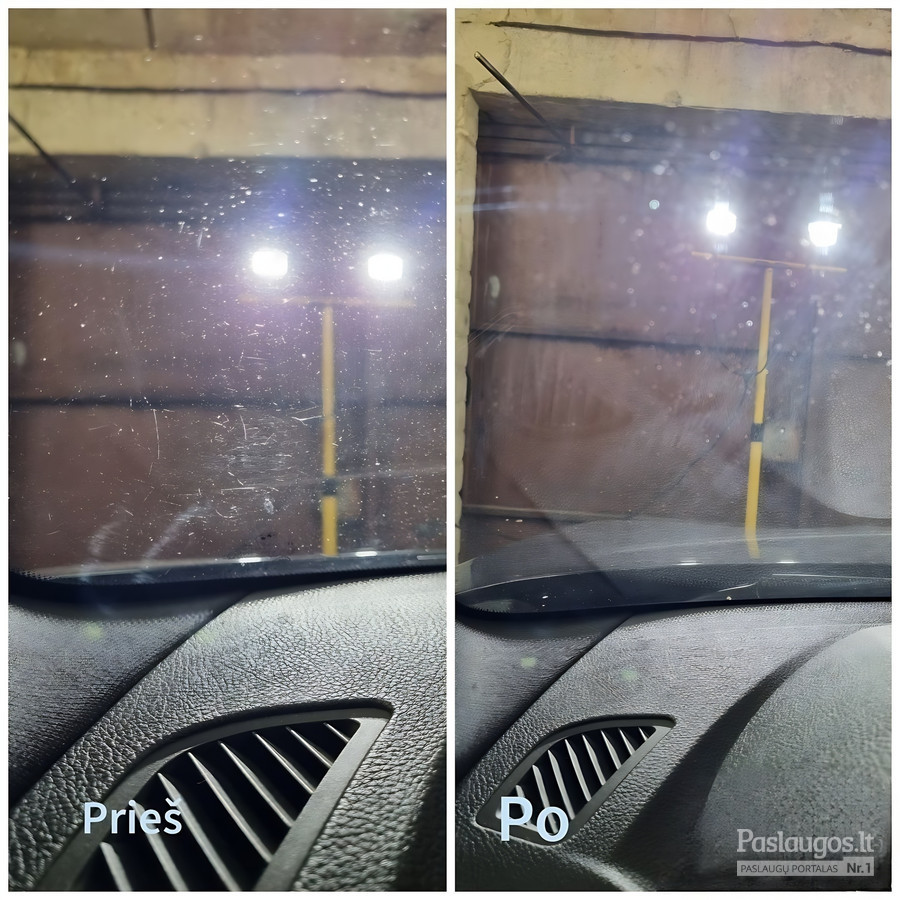 Skaidrus Stiklas-Stiklo poliravimas Klaipėda Stiklų įbrežimų šalinimo-poliravimo paslaugos Darbų ...