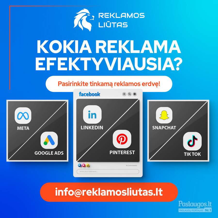 Facebook + Instagram reklama / Google Ads / Programavimas - Vilnius ...