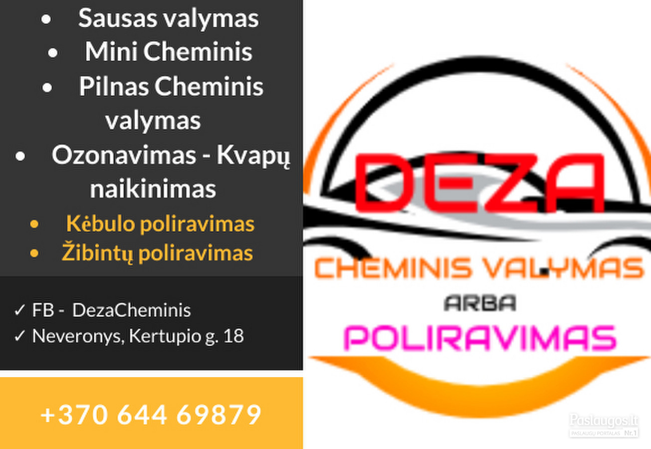 Automobilių cheminis valymas / Poliravimas. - Kaunas / DezaCheminis ...