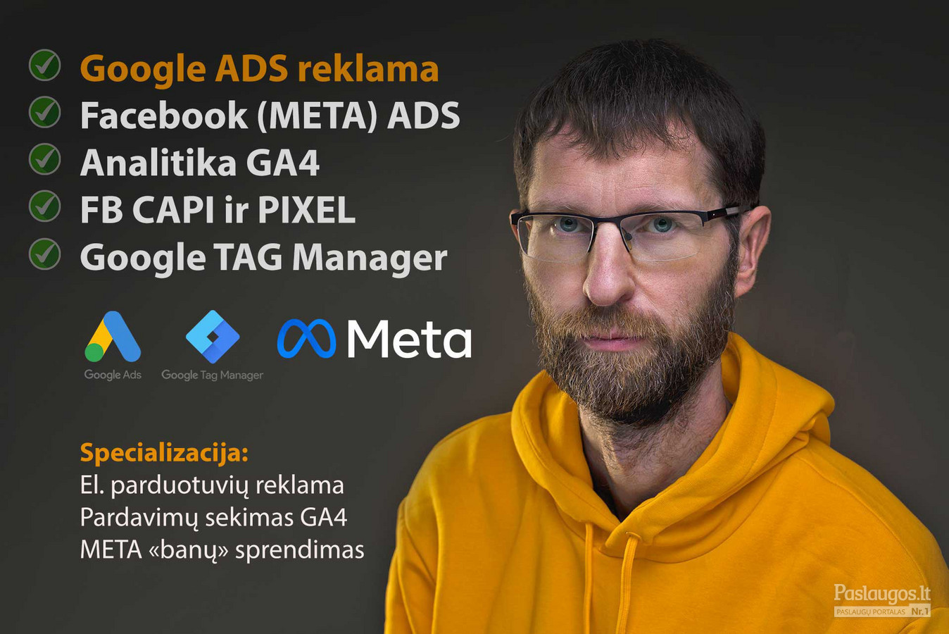 Facebook reklama, Google Ads reklama. Seo. Ga4. Meta Pixel - Vilnius ...