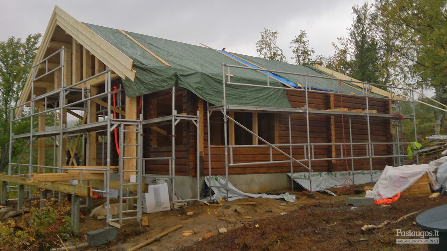 Terasos, staliaus darbai, apdaila, stogai, karkasiniai namai - Kaunas ...