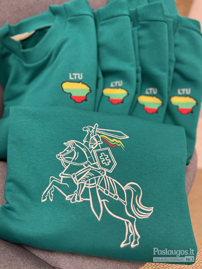 MB Mona Muse Utenos rajonas Pramoninis siuvinėjimas ant įvairių ...